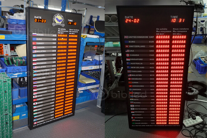 Indoor Currency Rate LED Display to Dubai - LED Screen Manufacturer in ...