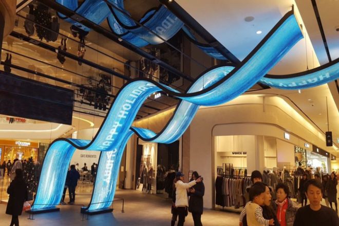 Flexible LED Display: A Popular Choice For Shopping Malls - LED Screen ...