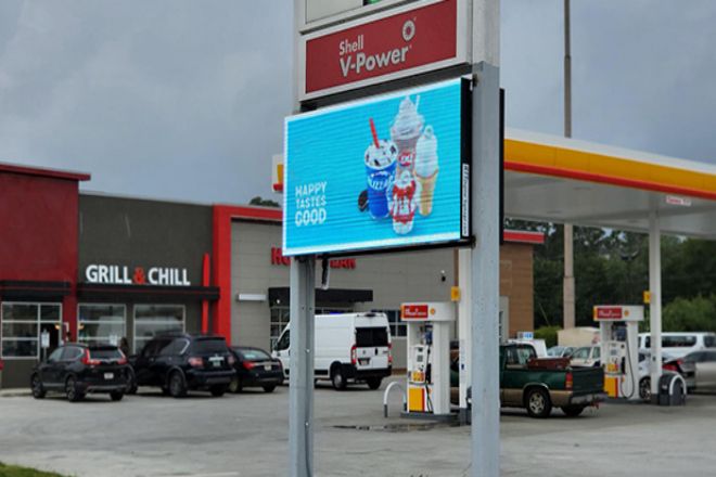 What LED Screens Can You See At Gas Stations? - LED Screen Manufacturer ...